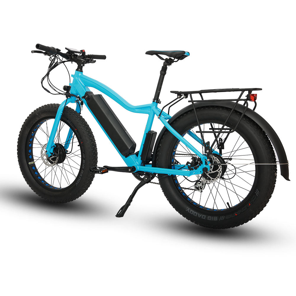 EUNORAU FAT AWD 48V 15.6Ah 25Ah 600W All Wheel Drive Electric Bike Electric Ride Co